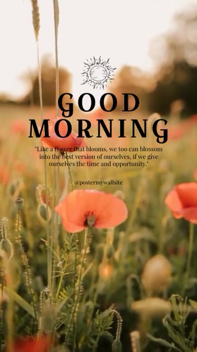 Plantilla de Modern & Minimal Good Morning Instagram Reel | PosterMyWall