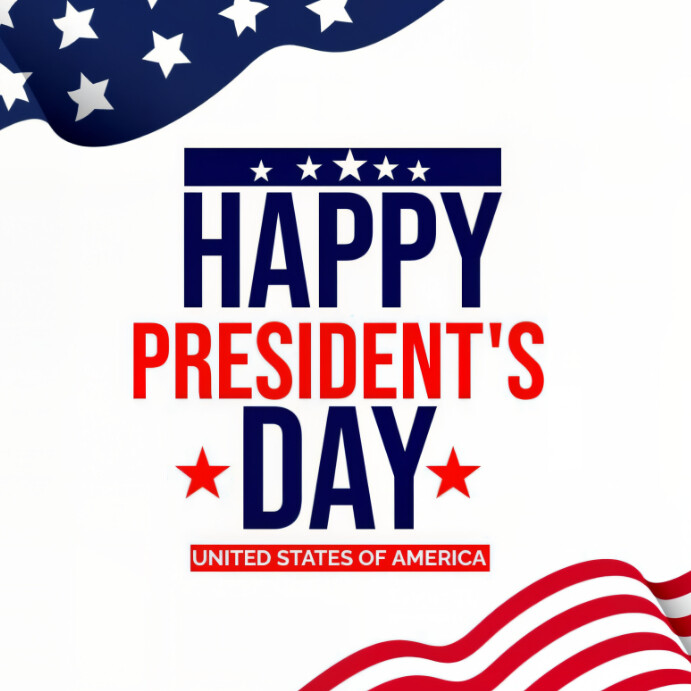Copy of Modern & Minimal Happy President's Day Instagram Post ...