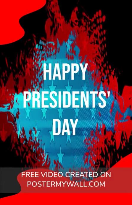 Copy of Modern & Minimal Happy Presidents' Day | PosterMyWall