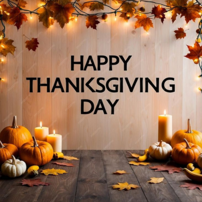 Modern & Minimal Happy Thanksgiving Day Instagram Post Template ...