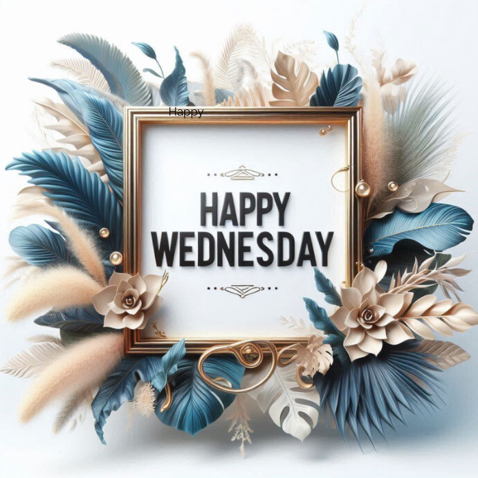 Modern & Minimal Happy Wednesday Instagram Po Template | PosterMyWall