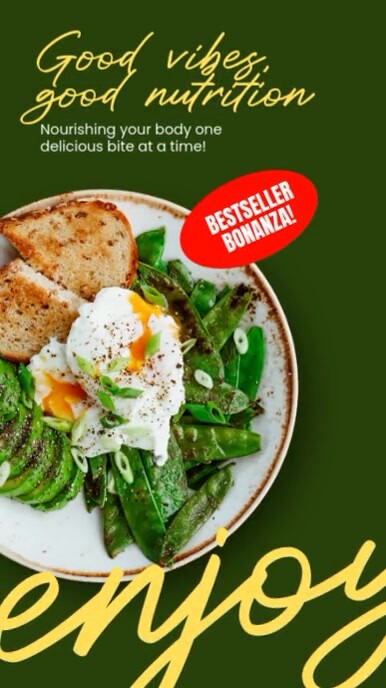Copy of Modern & Minimal Healthy Food Reel Instagram | PosterMyWall