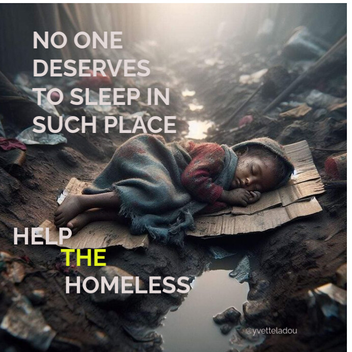 Modern & Minimal Homeless poster Template | PosterMyWall