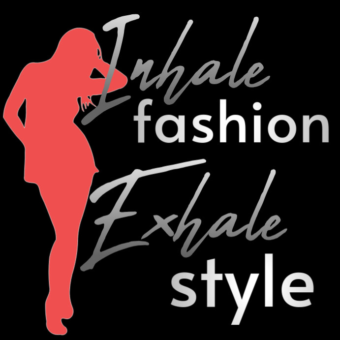 Modern & Minimal Inhale Fashion, Exhale Style Instagram Post Template ...
