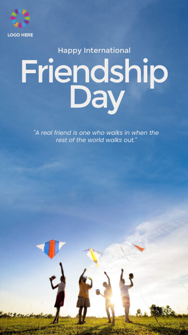 Copy of Modern & Minimal International Friendship Day | PosterMyWall