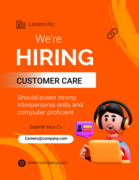 Plantilla de Modern & Minimal Job Vacancy Advertisement Fl | PosterMyWall