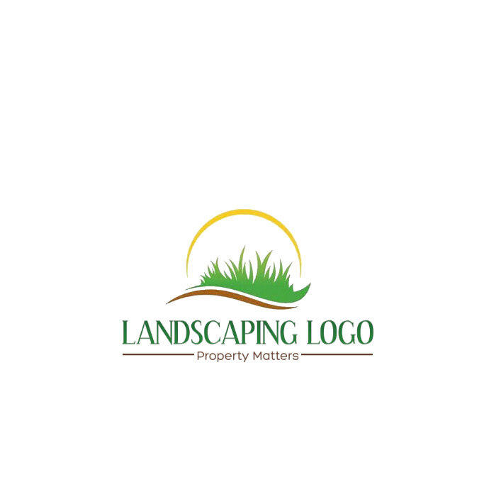 Modern & Minimal Landscaping Logo Template | PosterMyWall