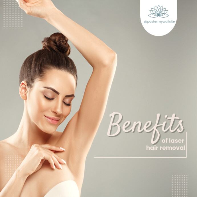 Copy of Modern & Minimal Laser Hair Removal Pos Instagram | PosterMyWall
