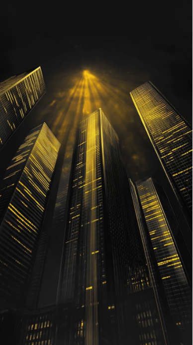 Modern & Minimal Luxury Corporate City Skyline Background Digital ...