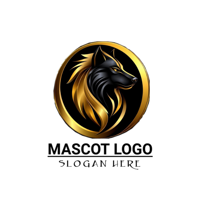 Modern & Minimal Mascot Logo Template | PosterMyWall