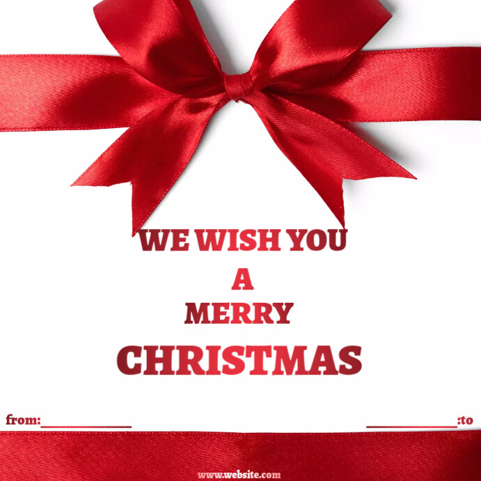 Modern & Minimal Merry Christmas Greeting Design | Festive Holiday Card ...