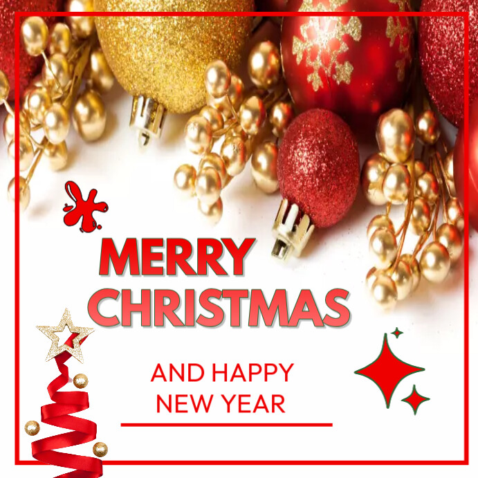 Copy of Modern & Minimal Merry Christmas Instagram Post | PosterMyWall