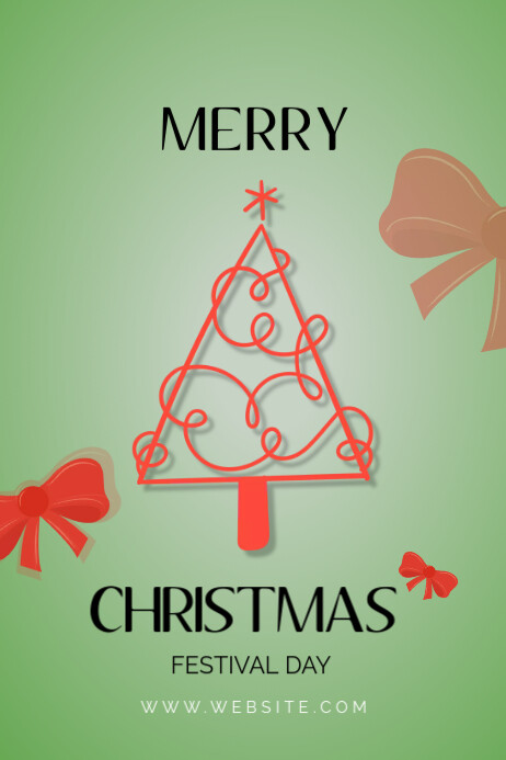 Copy of Modern & Minimal Merry Christmas Post Poster | PosterMyWall
