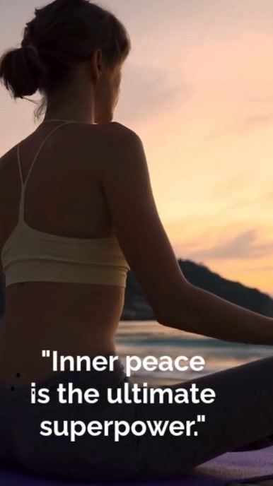 Modern & Minimal Motivational Quotes Digital Display (9:16) Template ...