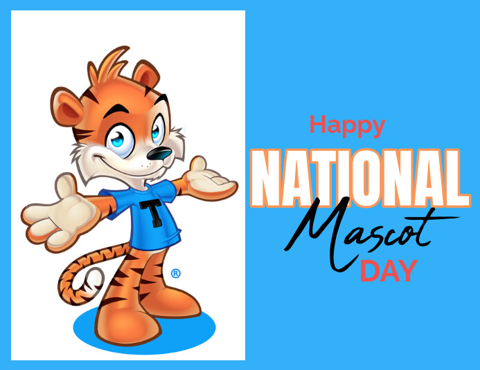 Modern & Minimal National Mascot Day Flyer (u Template | PosterMyWall
