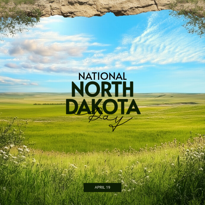 Copy of Modern & Minimal National North Dakota Day Instagram Post ...