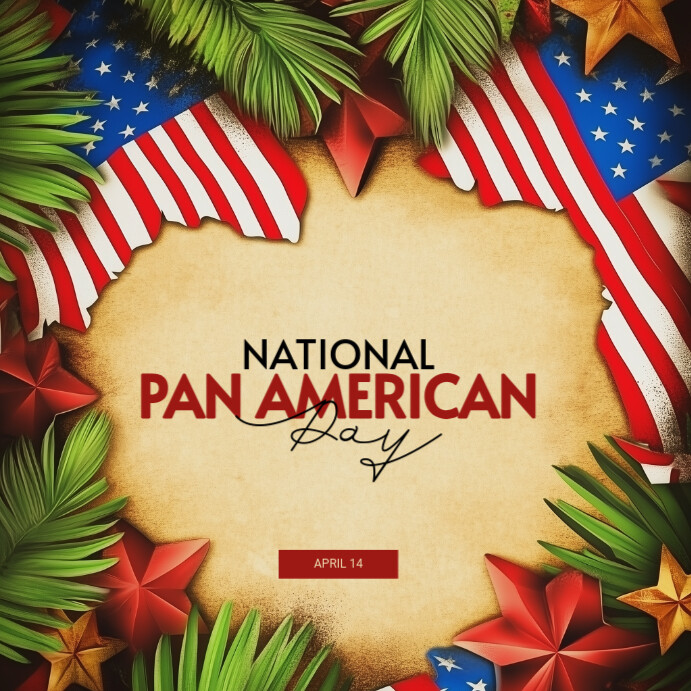Copy of Modern & Minimal National Pan American Day Instagram Post ...