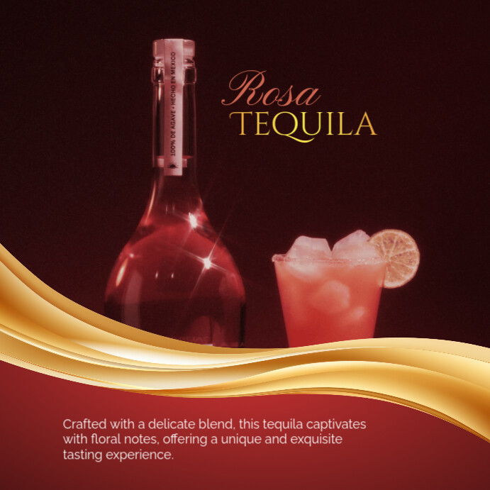 Copy of Modern & Minimal National Rosa Tequila Day In | PosterMyWall