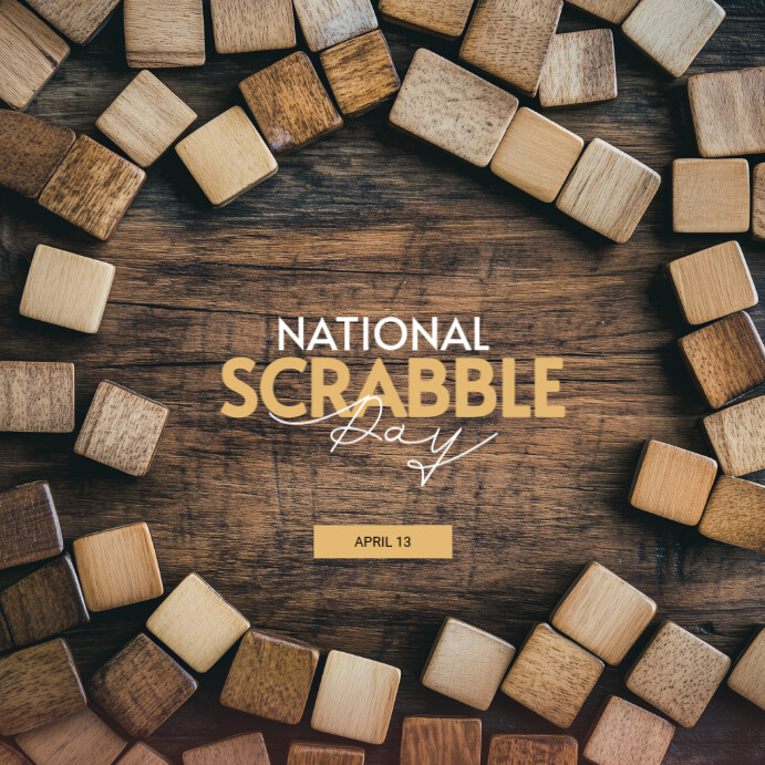 Copia de Modern & Minimal National Scrabble Day Instagram Post ...