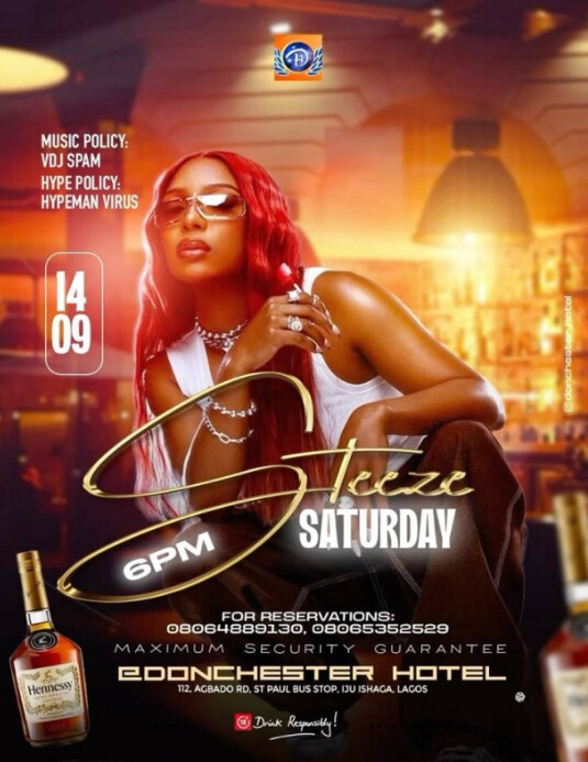 Copy of Modern & Minimal Night Club Party Flyer (us Letter) | PosterMyWall