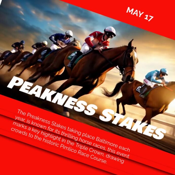 Copy of Modern & Minimal Peakness Stakes Instagram Post | PosterMyWall