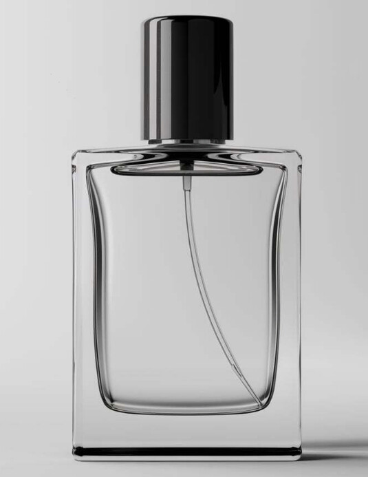 Modern & Minimal Perfume Bottle Mockup Design Flyer (us Letter ...