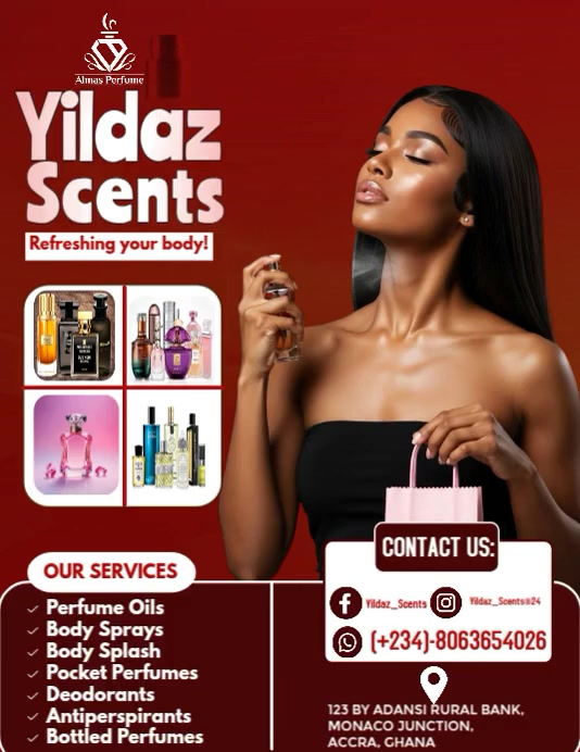 Modern & Minimal Perfume Scent Flyer (us Letter) Template | PosterMyWall