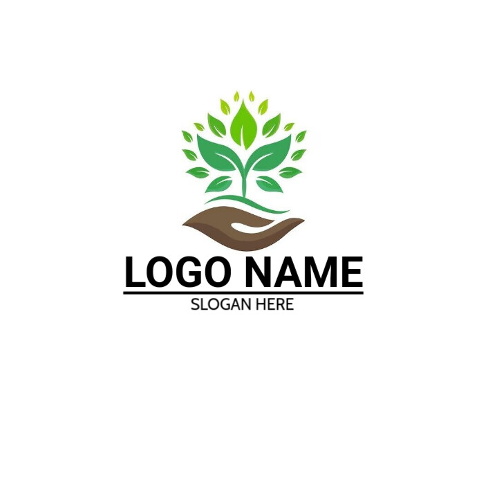 Modern & Minimal Plant Logo Logo Template | PosterMyWall