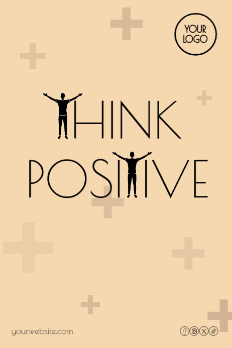 Modern & Minimal Positive Poster Template | PosterMyWall