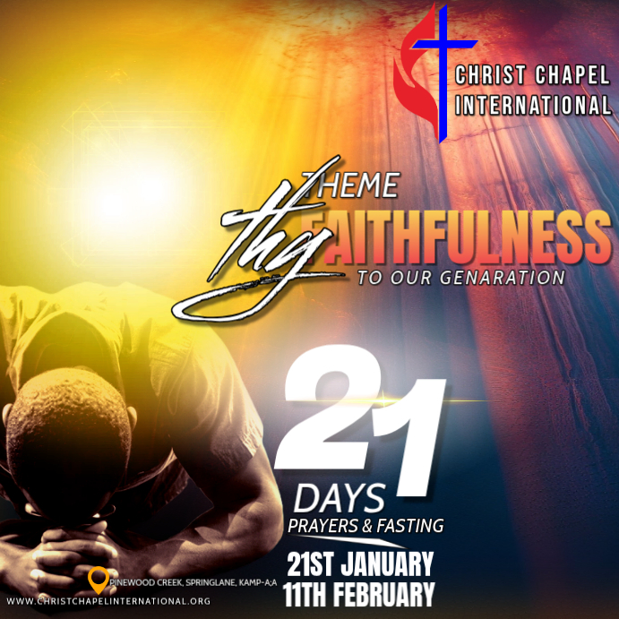 Modern & Minimal Prayer And Fasting Poster Instagram Post Template ...