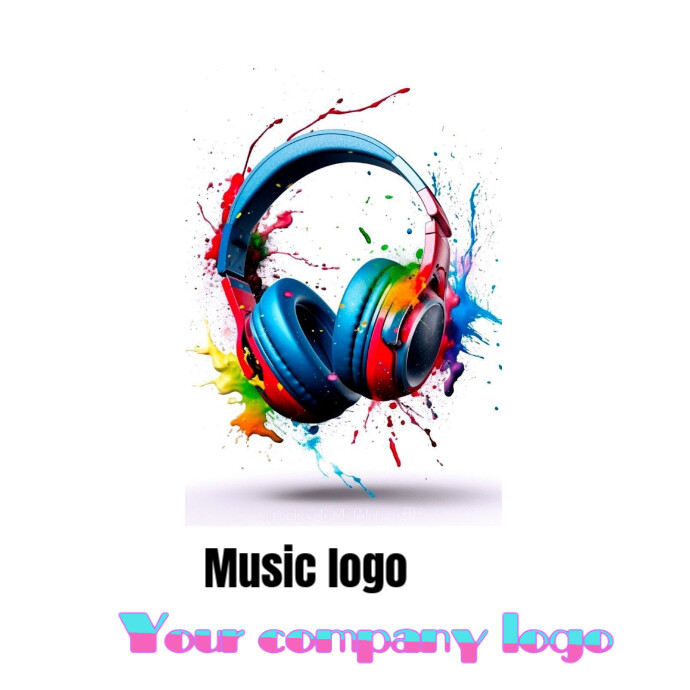 Modern & Minimal Professional Music Logo Logo Template | PosterMyWall