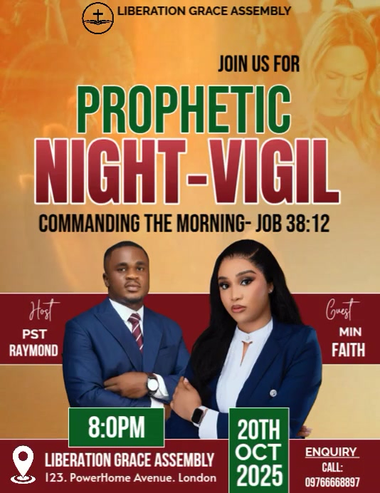 Modern & Minimal Prophetic Night Vigil | Commanding The Morning ...