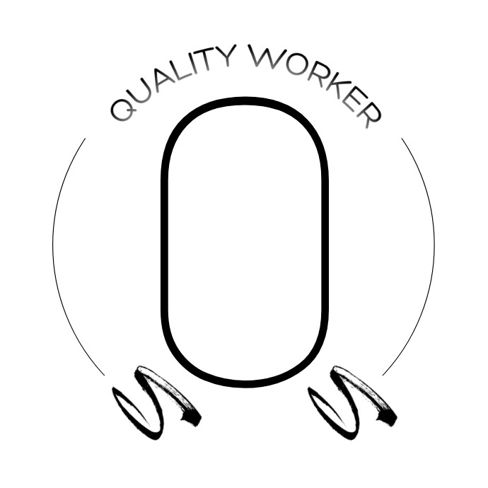 Copy of Modern & Minimal Quality Worker Logo | PosterMyWall