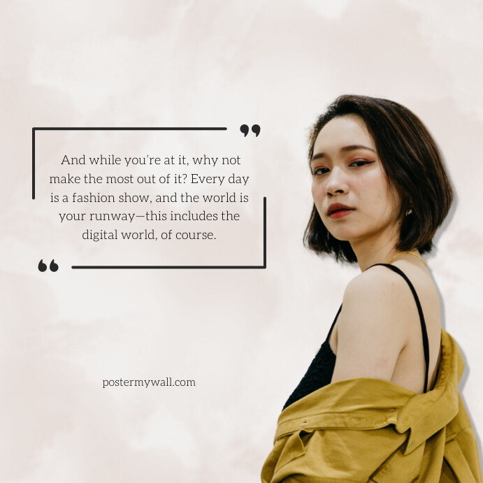 Modern & Minimal Quotes Motivation Pos Instag Template | PosterMyWall