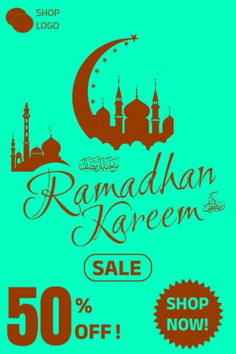 Modern & Minimal Ramadhan Kareem Poster Template | PosterMyWall