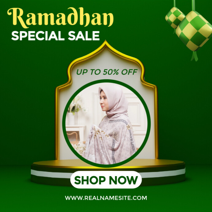 Modern & Minimal Ramadhan Special Sale Instagram Post Template ...