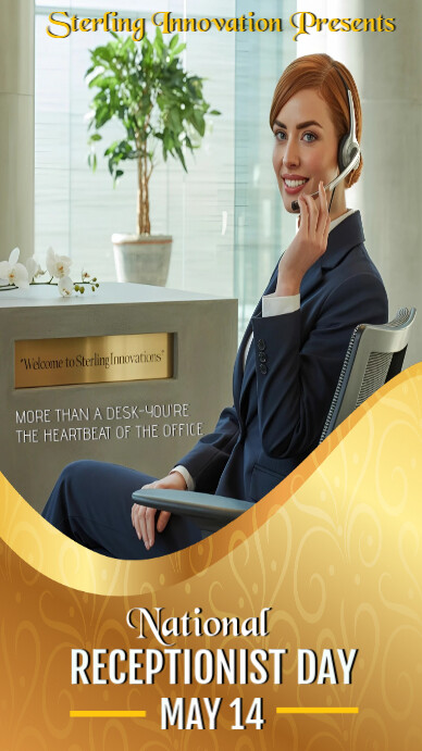 Copy of Modern & Minimal Receptionist Instagram Story | PosterMyWall