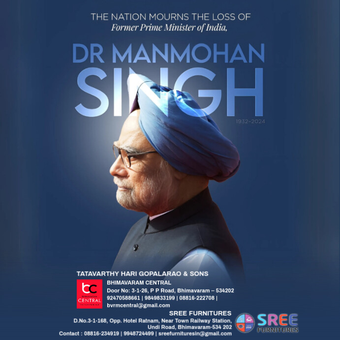 Modern & Minimal Rip, Manmohan Singh, Former Pm Of India, Instagram ...