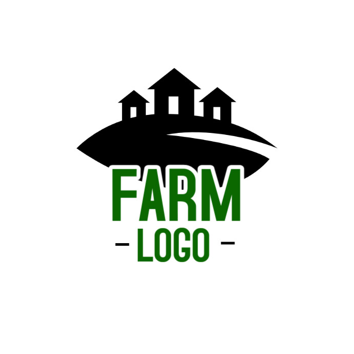 Modern & Minimal Rustic Farm House Logo – Editable Country Brand Logo ...