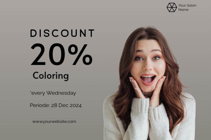 Copy of Modern & Minimal Salon Special Offer Poster | PosterMyWall