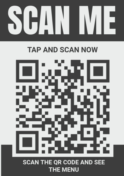 Copy of Modern & Minimal Scan Me A4 | PosterMyWall