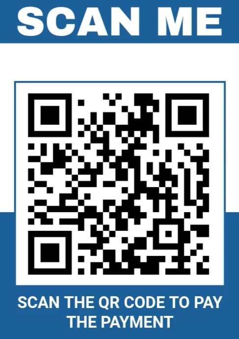 Modern & Minimal Scan Me A4 Template | PosterMyWall