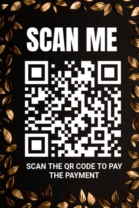 Modern & Minimal Scan Me Banner 4' × 6' Template | PosterMyWall