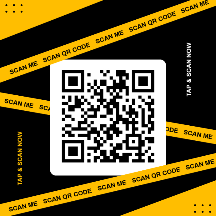 Modern & Minimal Scan Me Instagram Post Template | PosterMyWall