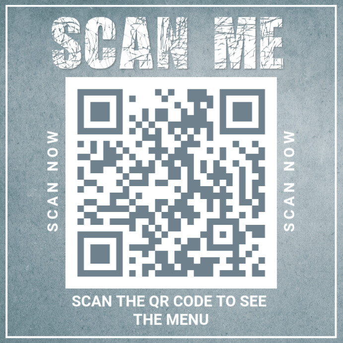 Modern & Minimal Scan Me Instagram Post Template | PosterMyWall