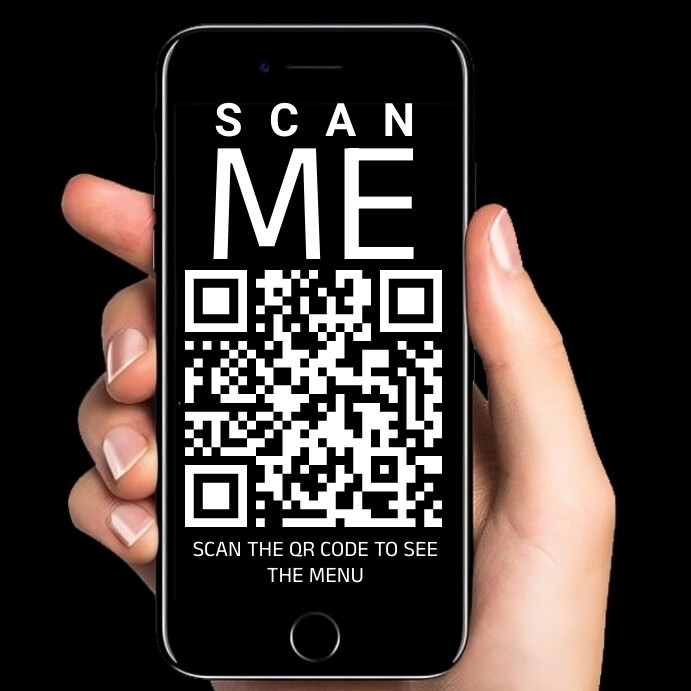 Copy of Modern & Minimal Scan Me Instagram Post | PosterMyWall