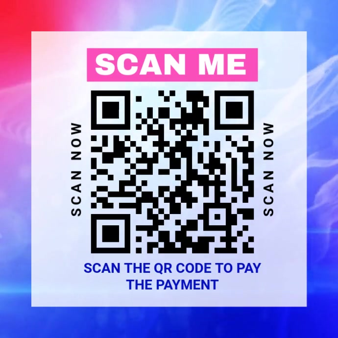 Modern & Minimal Scan Me Instagram Post Template | PosterMyWall
