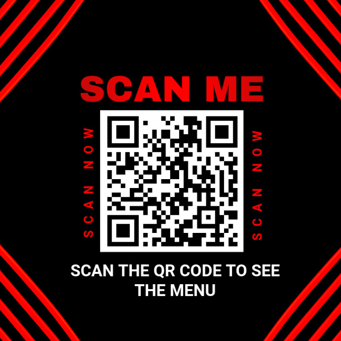 Modern & Minimal Scan Me Instagram Post Template | PosterMyWall