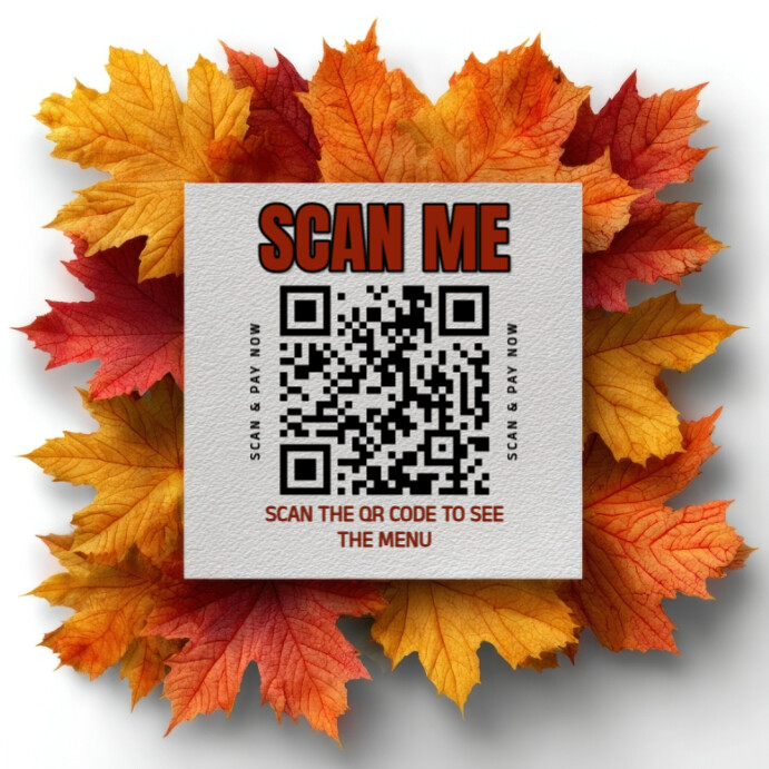 Plantilla de Modern & Minimal Scan Me Instagram Post | PosterMyWall