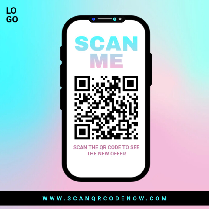 Copy of Modern & Minimal Scan Me Poster Instagram Post | PosterMyWall
